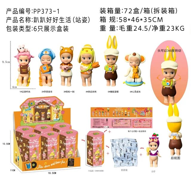 Новая коробка-сюрприз Miniso Angel, посвященная 20-летию серии Harvest, коллекция аниме-фигурок с фруктами и овощами, куклы, игрушки, детский день рождения,