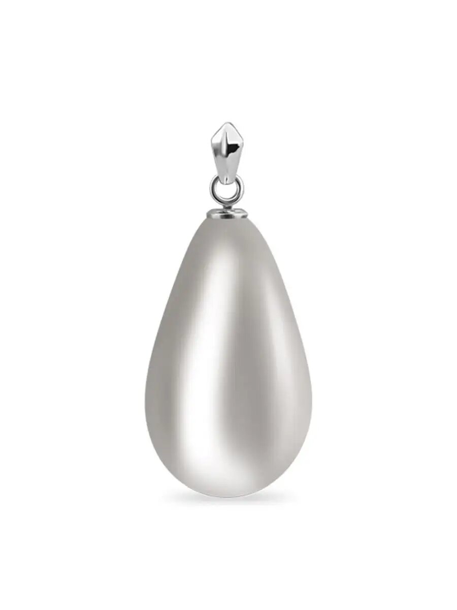 Подвеска, серебро, 925 проба, жемчуг имитация