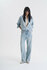 Рубашка FASHION REBELS Spring-Summer, размер 34(40), голубой