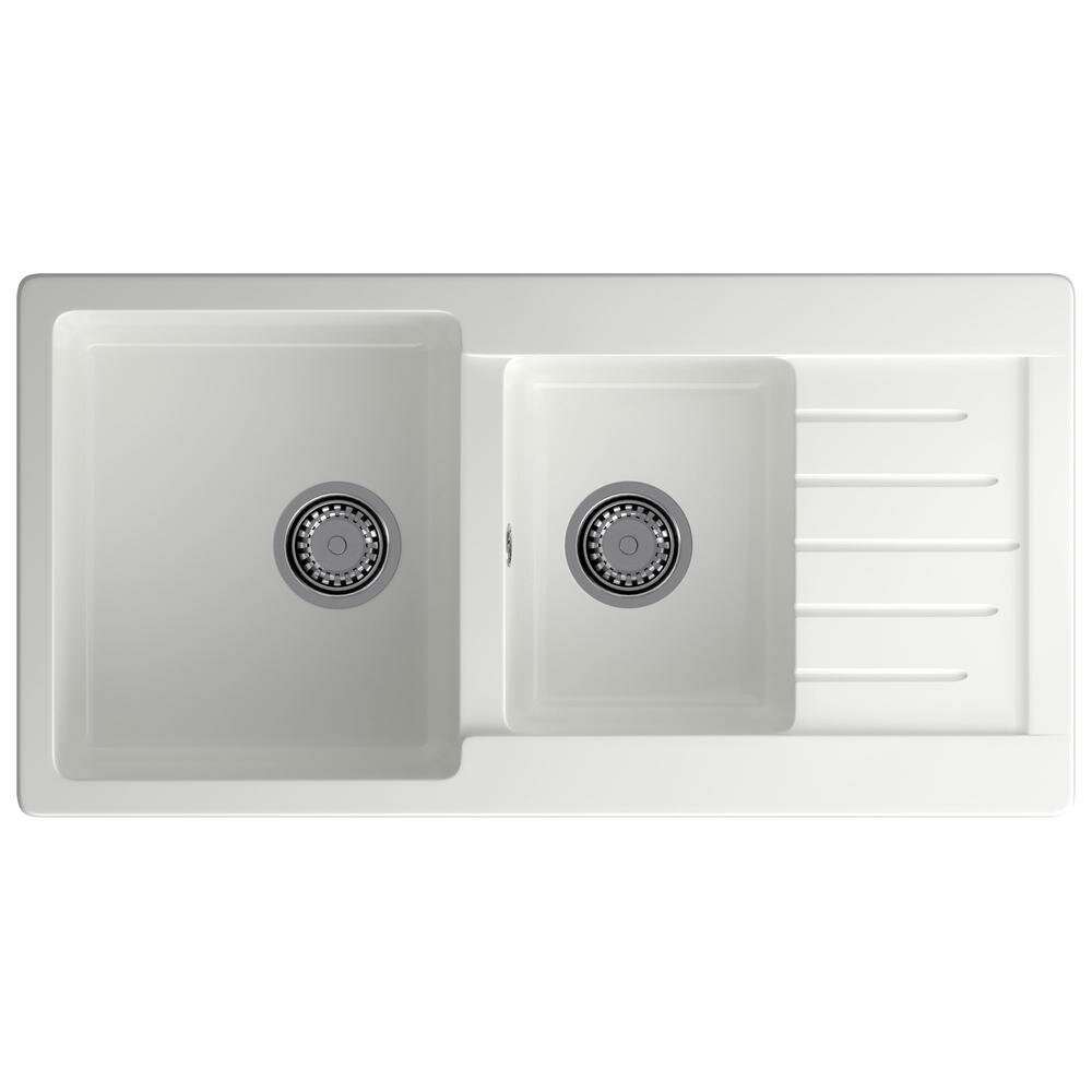 Кухонная мойка GranFest PRACTIK 980KL, иней