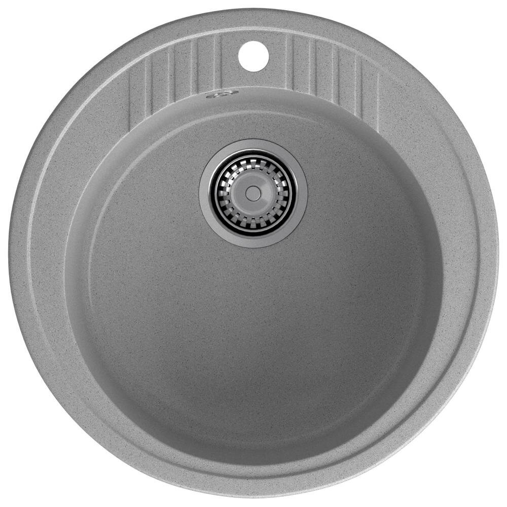 Кухонная мойка GranFest RONDO 520, серый