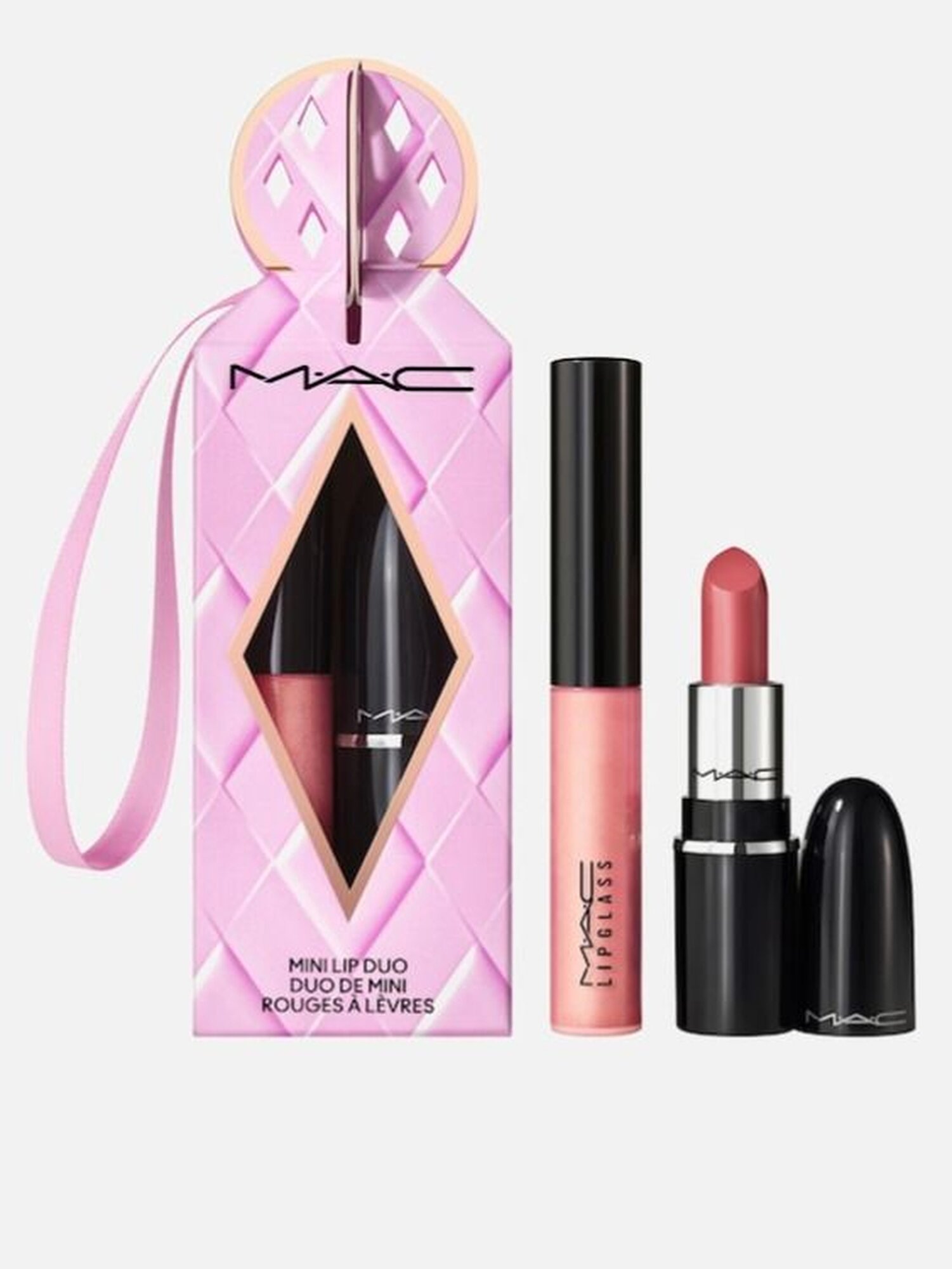 M.A.C Набор для макияжа губ Lustreglass Cosmic Kiss Mini Lip Duo