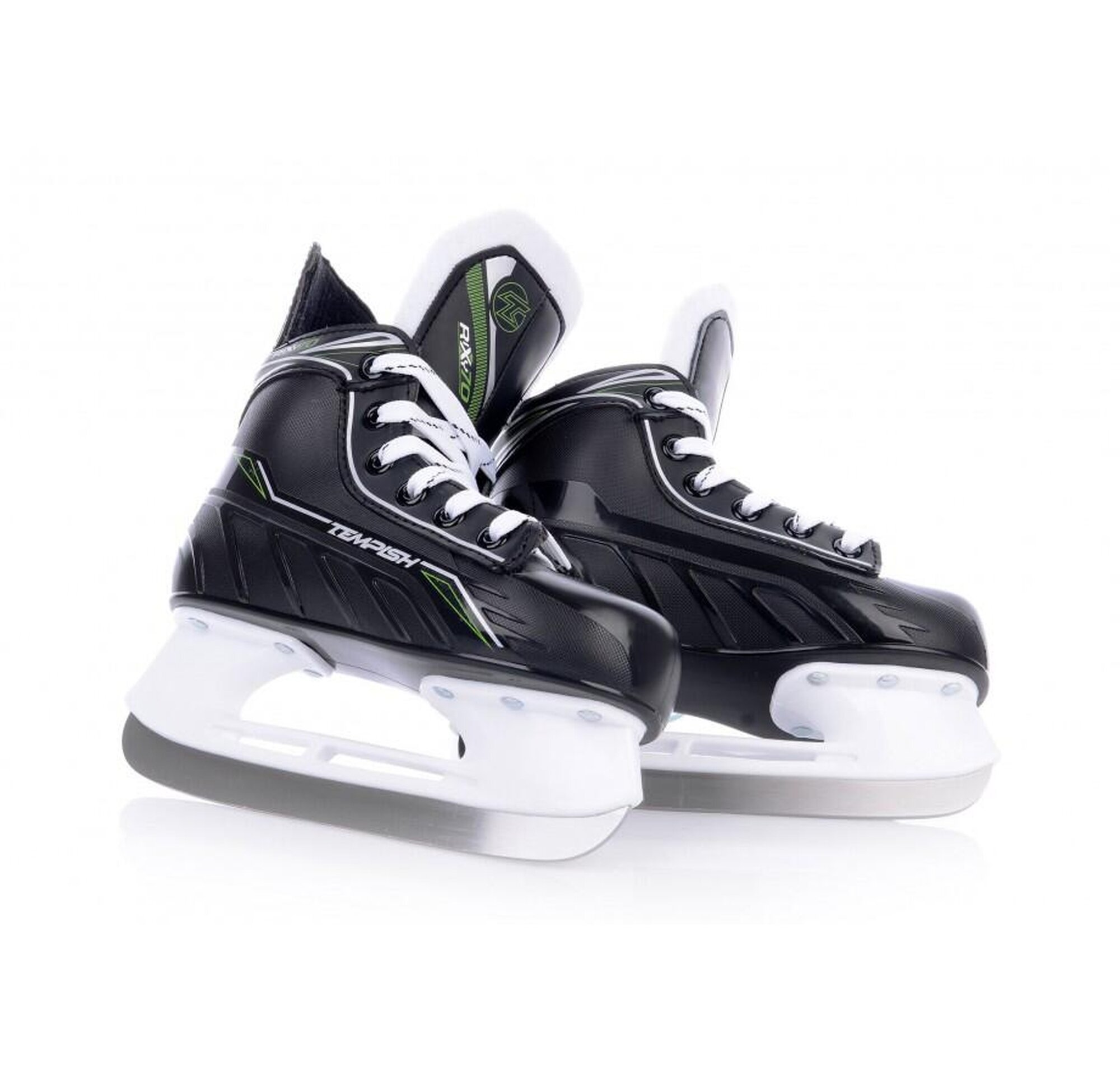 Коньки Decathlon TEMPISH Rixy - 29/30, регулируемые, детские, хоккейные, нейлон, сталь, чёрные