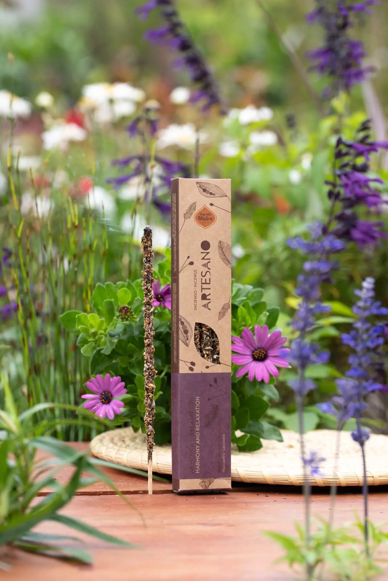 Artesano PALO SANTO & LAVENDER, Sagrada Madre (Благовония пало санто И лаванда - Гармония и Релакс, Саграда Мадре), уп. 5 палочек.