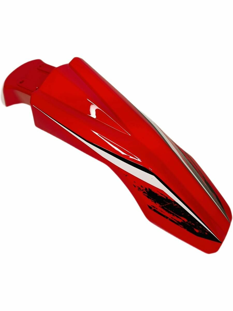 Крыло переднее универсальное мотокросс/эндуро 250-300. Длина 65см Красное