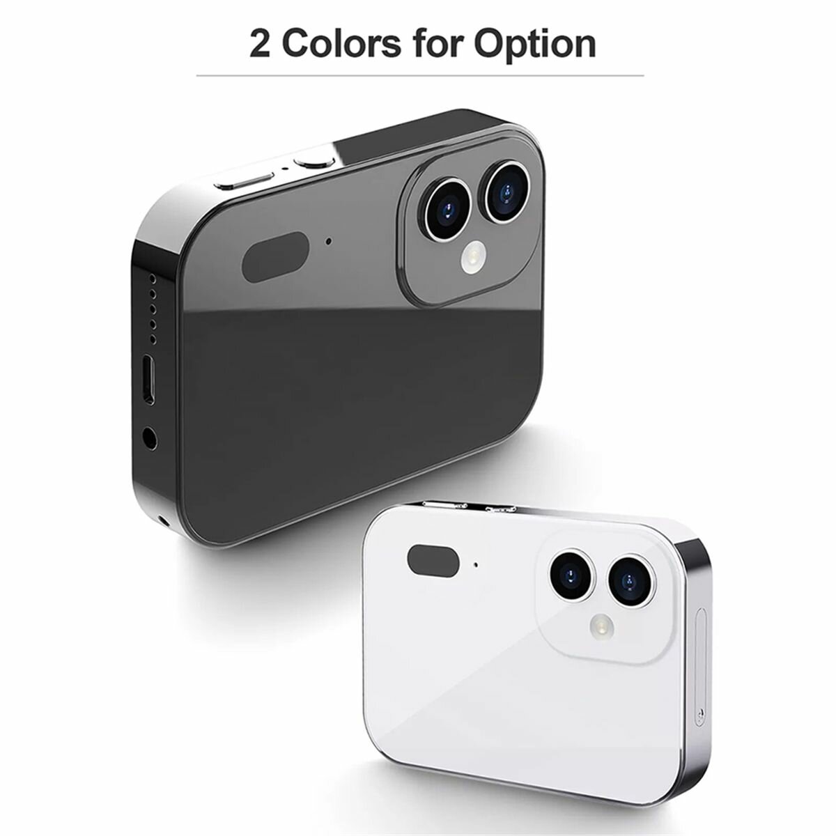 Цифровая камера 4K с ночным видением, тройным объективом, 3-дюймовым HD-дисплеем 64 МП, сенсорным экраном, B