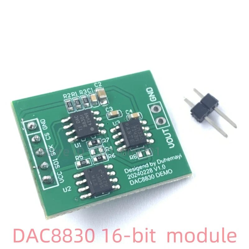 MCP4725 Модуль DAC8830 Модуль платы разработки ЦАП I2C 12-битное и 16-битное цифро-аналоговое преобразование