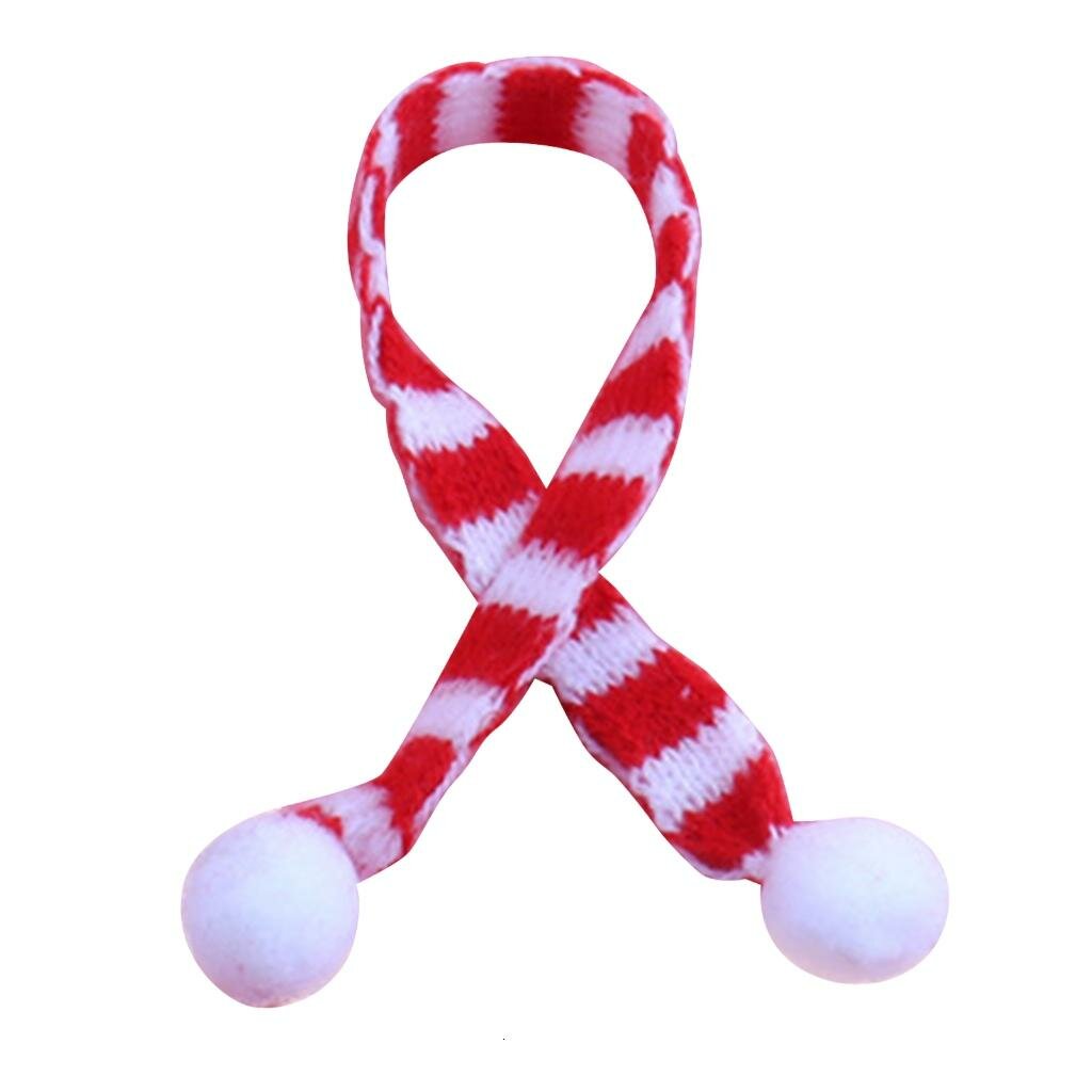 Настольный винный крышка вина идеальный подарок для рождественских энтузиастов декорации, - Red and White scarf