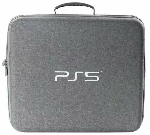 Дорожная сумка для хранения для консоли и геймпадов PS5 (Серый)