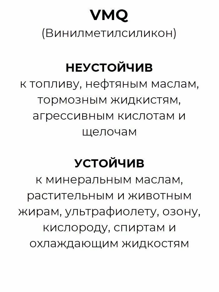 Кольцо уплотнительное 6.2х11х2.4 VMQ силикон 1 шт. — фото 1
