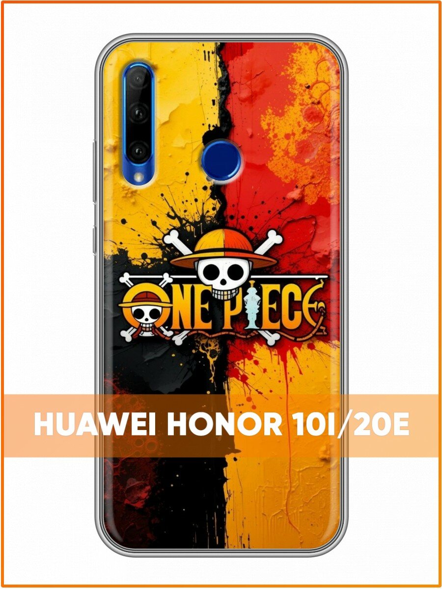 Чехол для Huawei Honor 10i, Huawei Honor 20e с принтом Аниме One Piece (Хуавей хонор 10и, Хуавей хонор 20е)