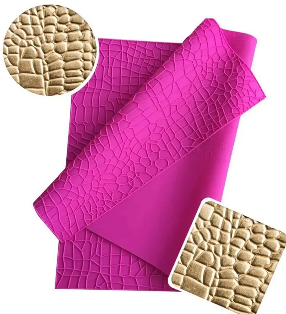 Силиконовый коврик для торта Crocodile Alligator