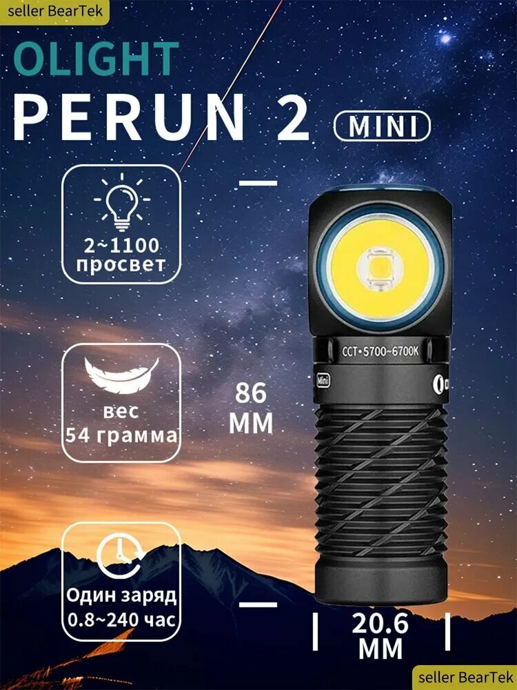 Olight Налобный фонарь — фото 1