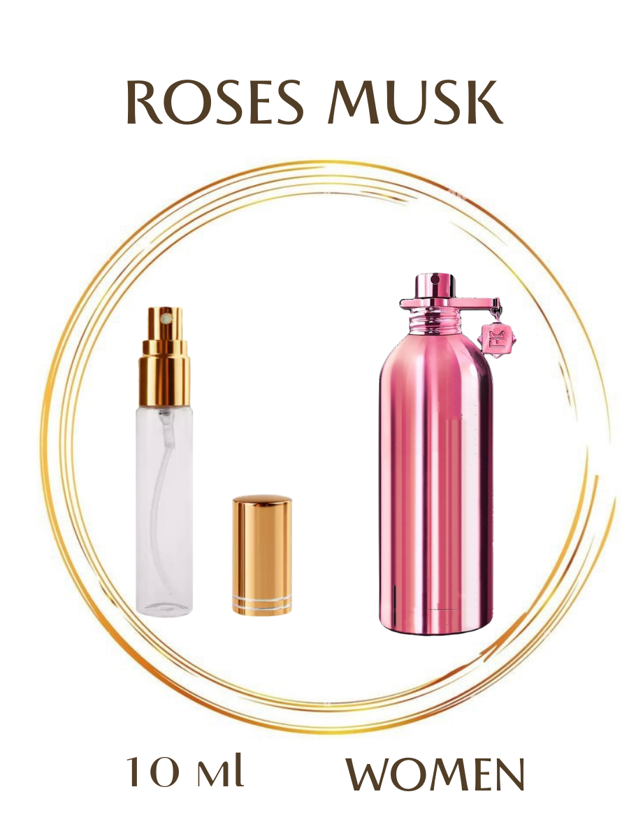 Духи парфюм Roses Musk спрей 10 мл женские, цветочные, древесные, мускусные