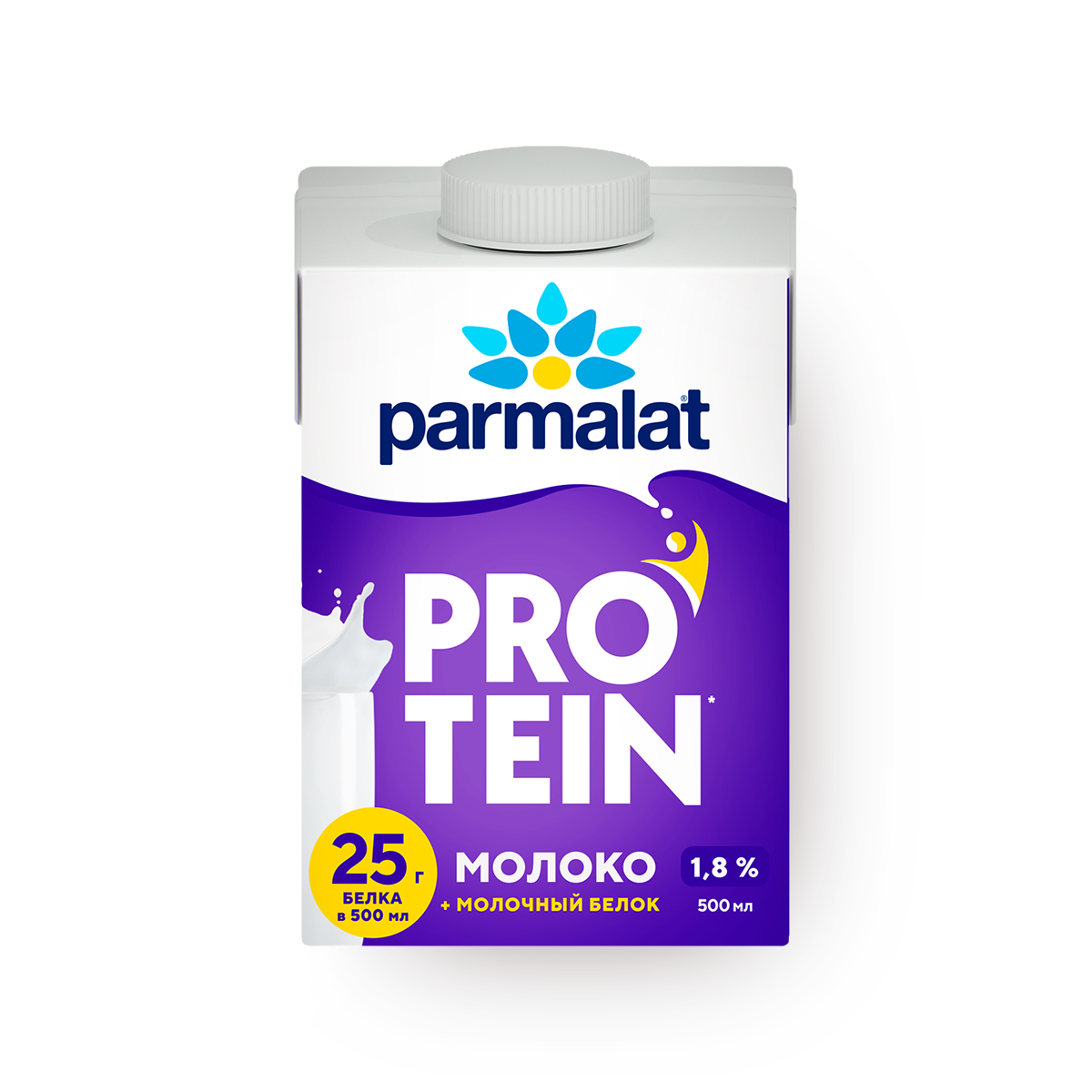 Молоко Parmalat Protein, ультрапастеризованное, 1,8%, 500 мл
