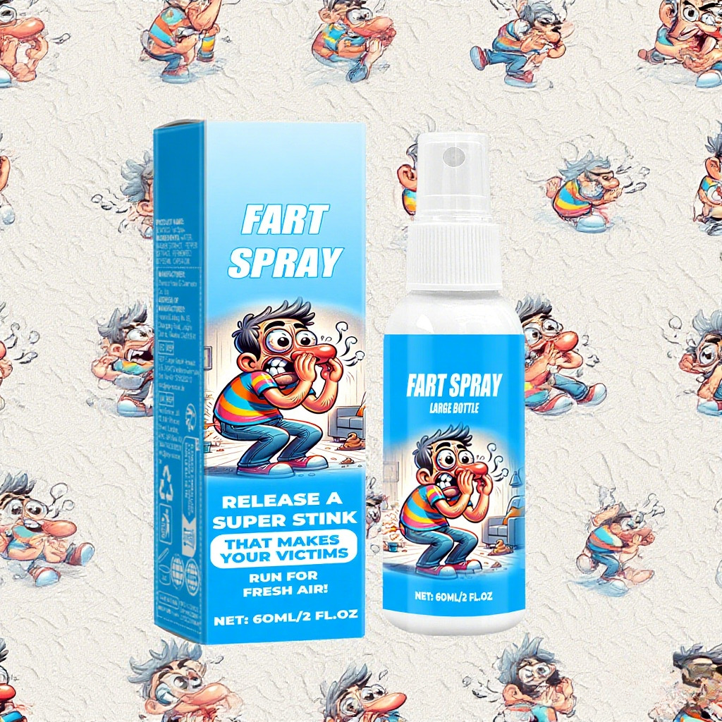 Spray для чучел, подарок для Дня смеха 1 апреля, жидкость сверхсильная, шутка практическая, подарок для детей и взрослых (добавьте воду), концентрация высокая, запах сверхсильный, объем 60 миллилитров (1 унция жидкости), количество 1 шт, размер 60мл,