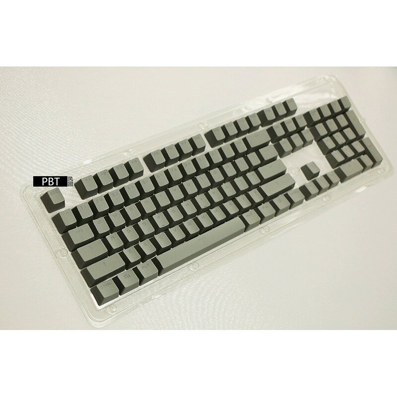 Кейкапы PBT полупрозрачные 87/104 клавиши, QWERTY, с пробелом, для Doga K320WR, K35i, Aihao Stone FE, Rapoo Wolf Spider
