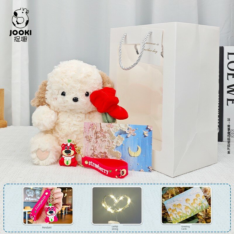 Забавная кукла Berni Puppy, милая мягкая игрушка, кукла-собака, подушка для сна, успокаивающая кукла, подарок для