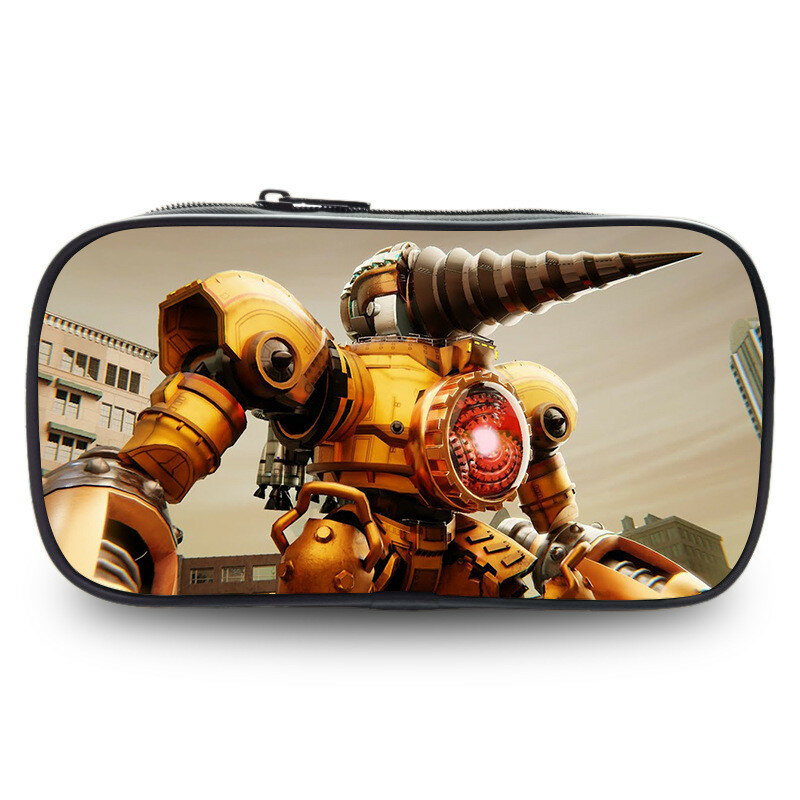 Пенал red lotus titan, прочный полиэстер, высокий объем, для студентов, красный