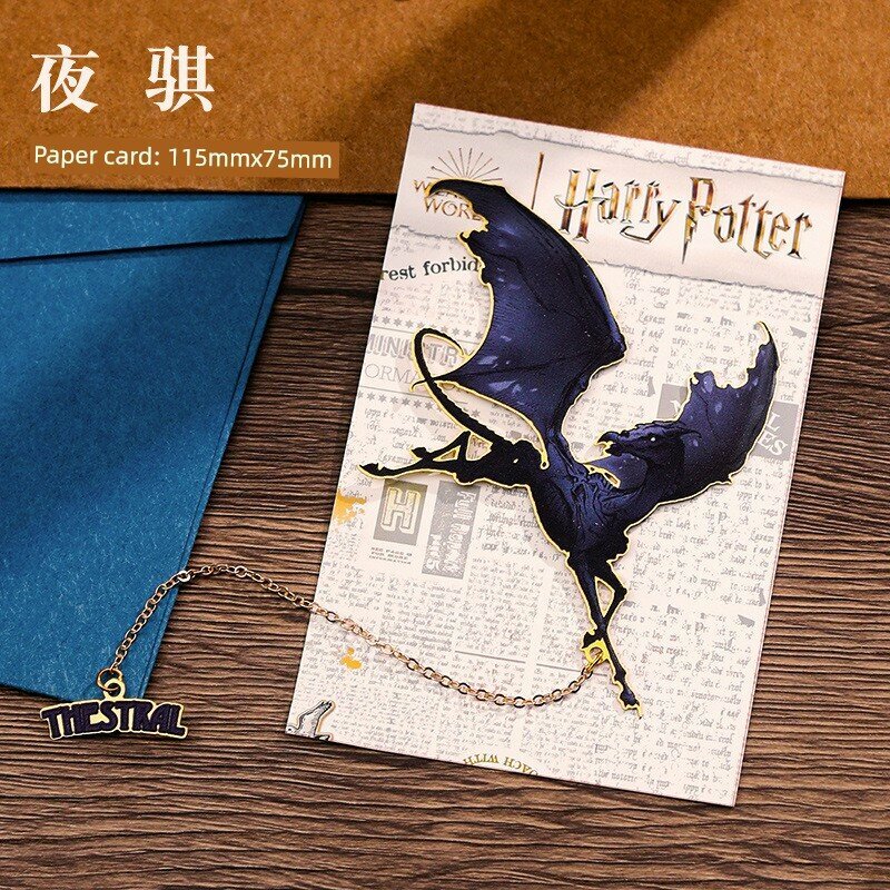 Оригинальные товары по мотивам Гарри Поттера, металлические закладки «Магическая академия», канцелярские принадлежности