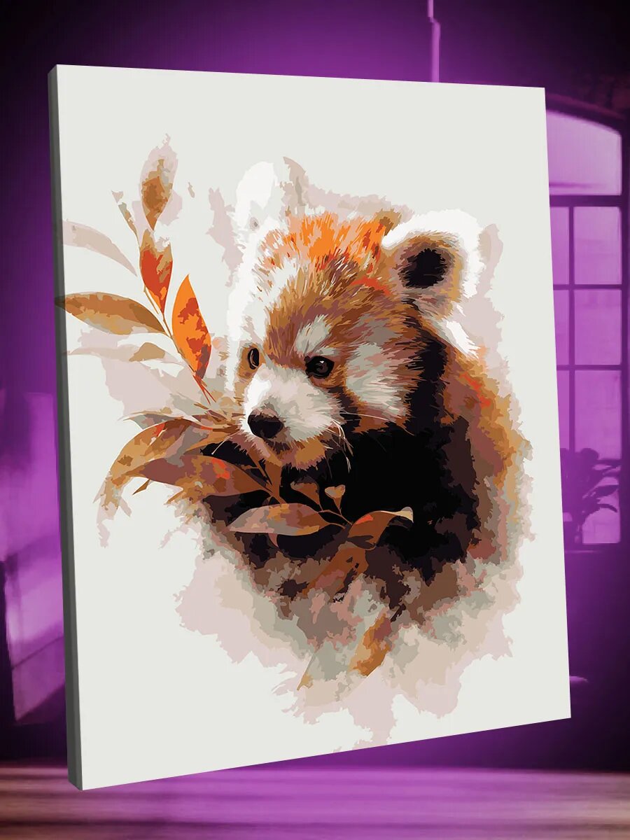 Картина по номерам Панда