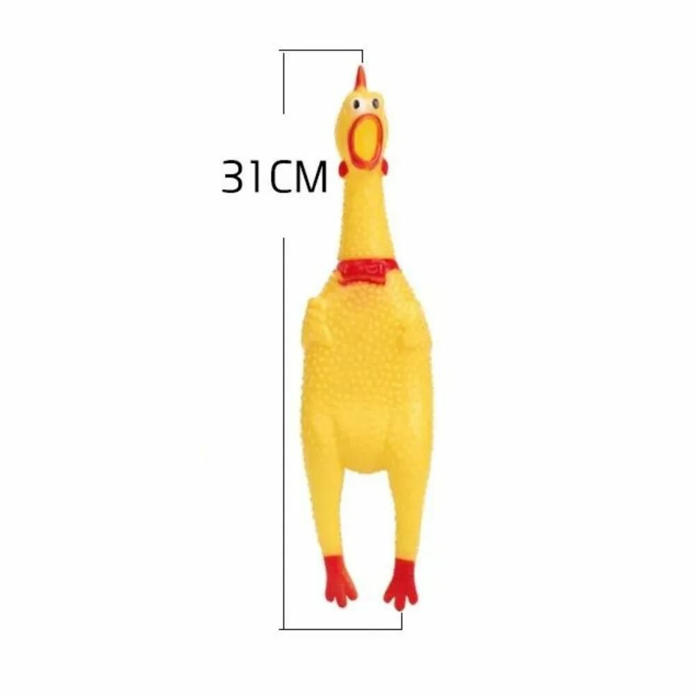 1 шт, 31 см, кричащая курица, игрушка-сжималка со звуком, инструмент для декомпрессии