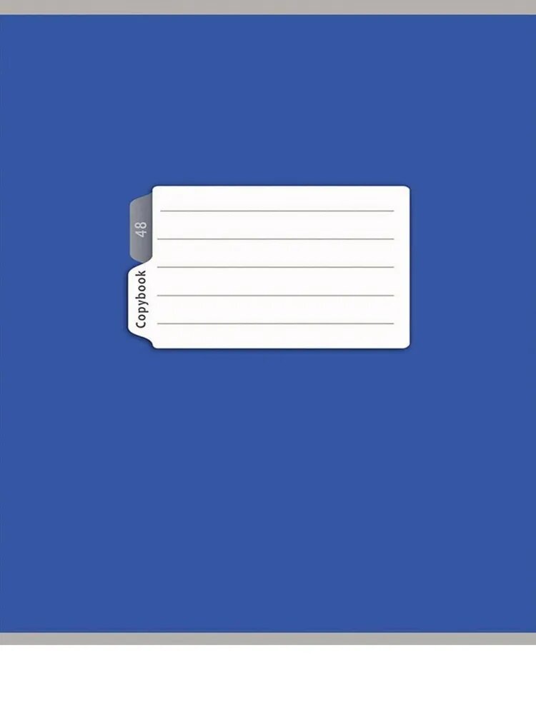 Комплект тетрадей Проф-пресс 5 шт, 48 листов, А5, клетка, дизайн "синяя классика", цветная мелованная обложка (48-3036 комплект)