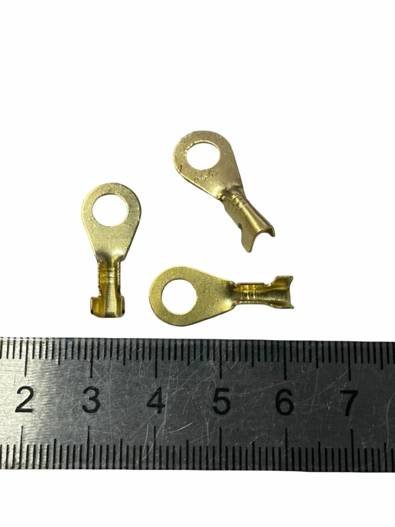 Наконечник кольцевой неизолированный 0,5-0,8 мм2, D-5.2, 10шт