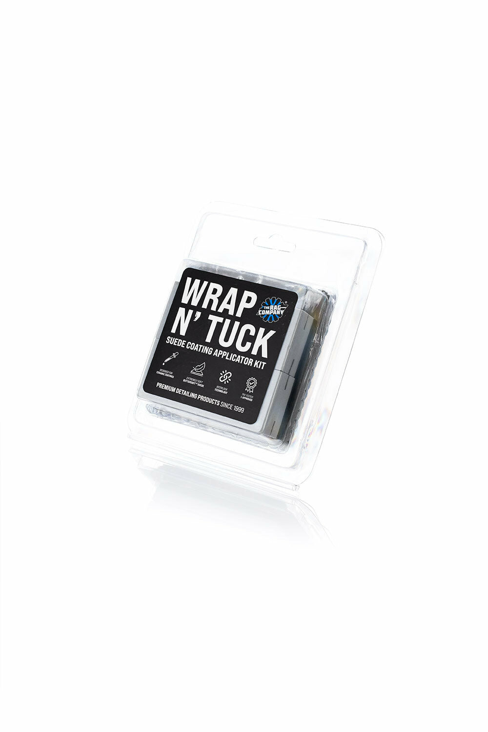 Аппликатор для нанесения керамики The Rag Company Wrap N' Tuck Suede Coating Applicator Kit