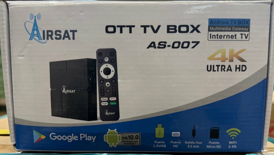 Смарт-приставка Airsat "AS-007", Android, с российскими приложениями