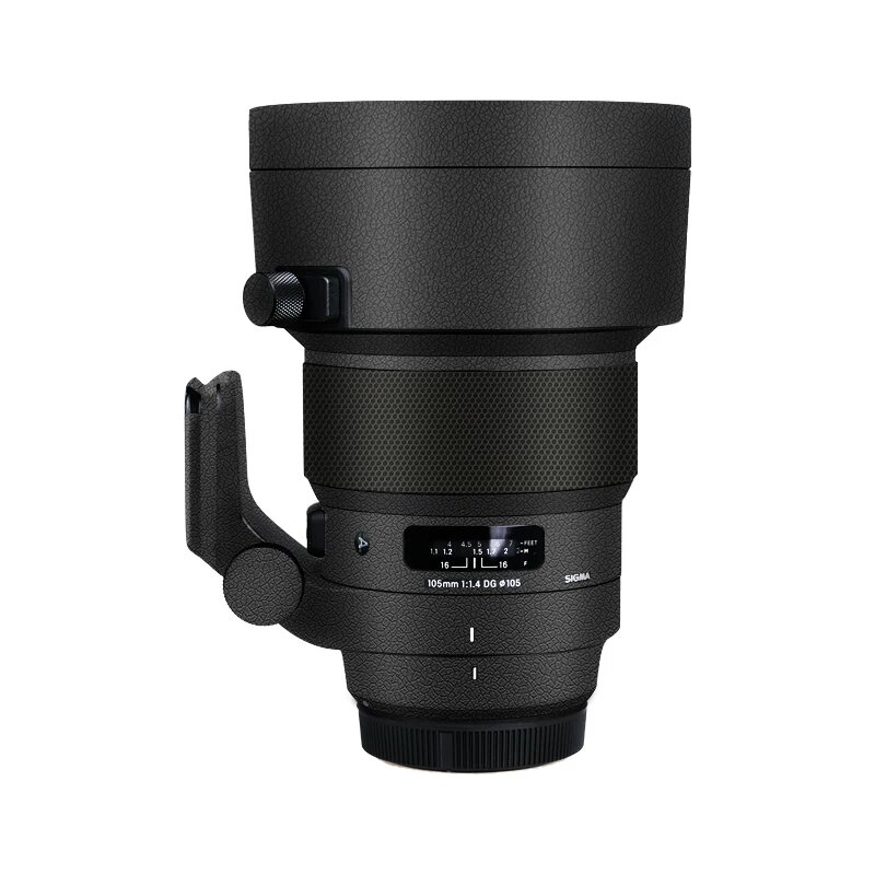 Сигма 105 мм f/1.4 DG HSM AF Примарный объектив для Canon EF, Черный кожаный рисунок