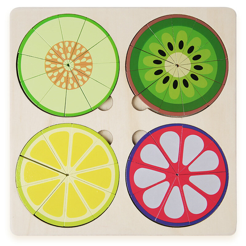 Mu Zhile Детские оценки раннего образования Монтеса Медовая дыня + киви + лимон + мангостин (один стиль)