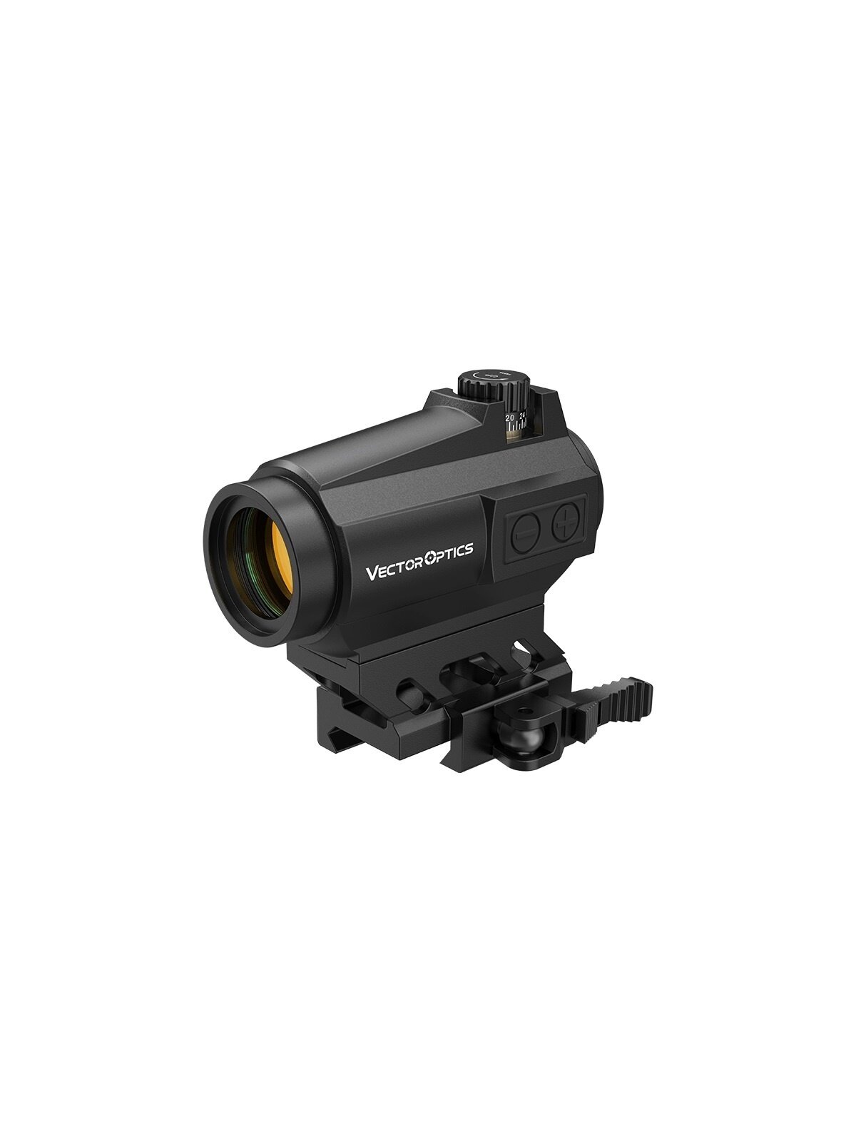Коллиматорный прицел Vector Optics MAVERICK-II PLUS 1x22 DBR(точка 2MOA, круг с точкой) совместим с ПНВ, быстросъёмный на Weaver (SCRD-PD12)