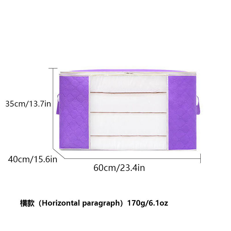 Бытовая визуальная сумка для хранения большой емкости, хлопковая коробка для хранения одежды с принтом, складной