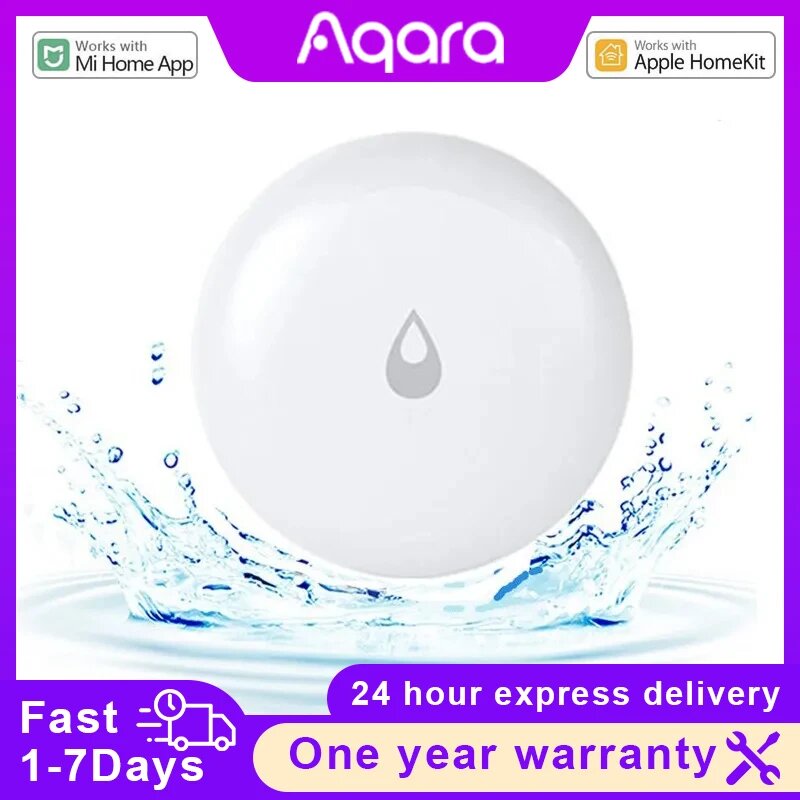 Датчик протечки воды Aqara, 2 шт, белый — фото 1