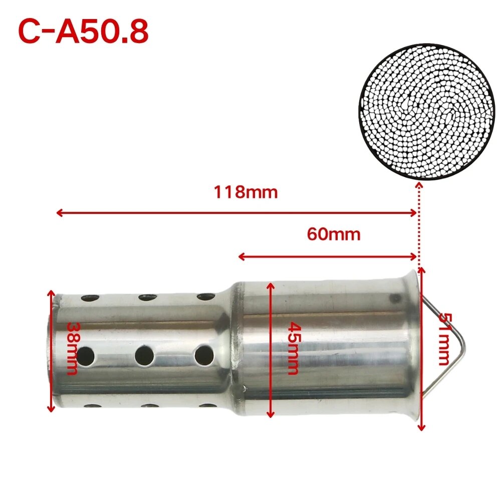 Для AK SC AR GP Yoshimura ремонт мотоцикла выхлопная труба катализатор DB Killer глушитель съемные побеги