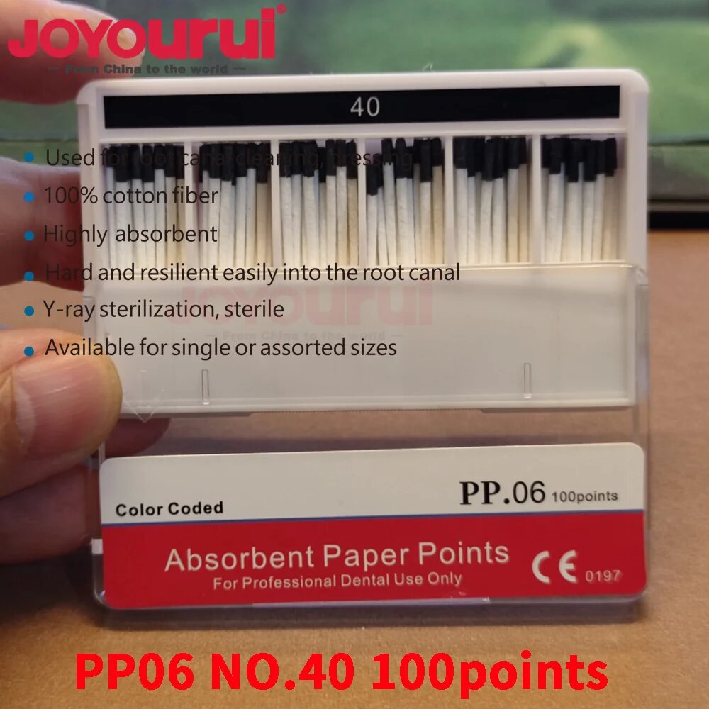 Absorbent Paper Points PP06 NO.40 100 points