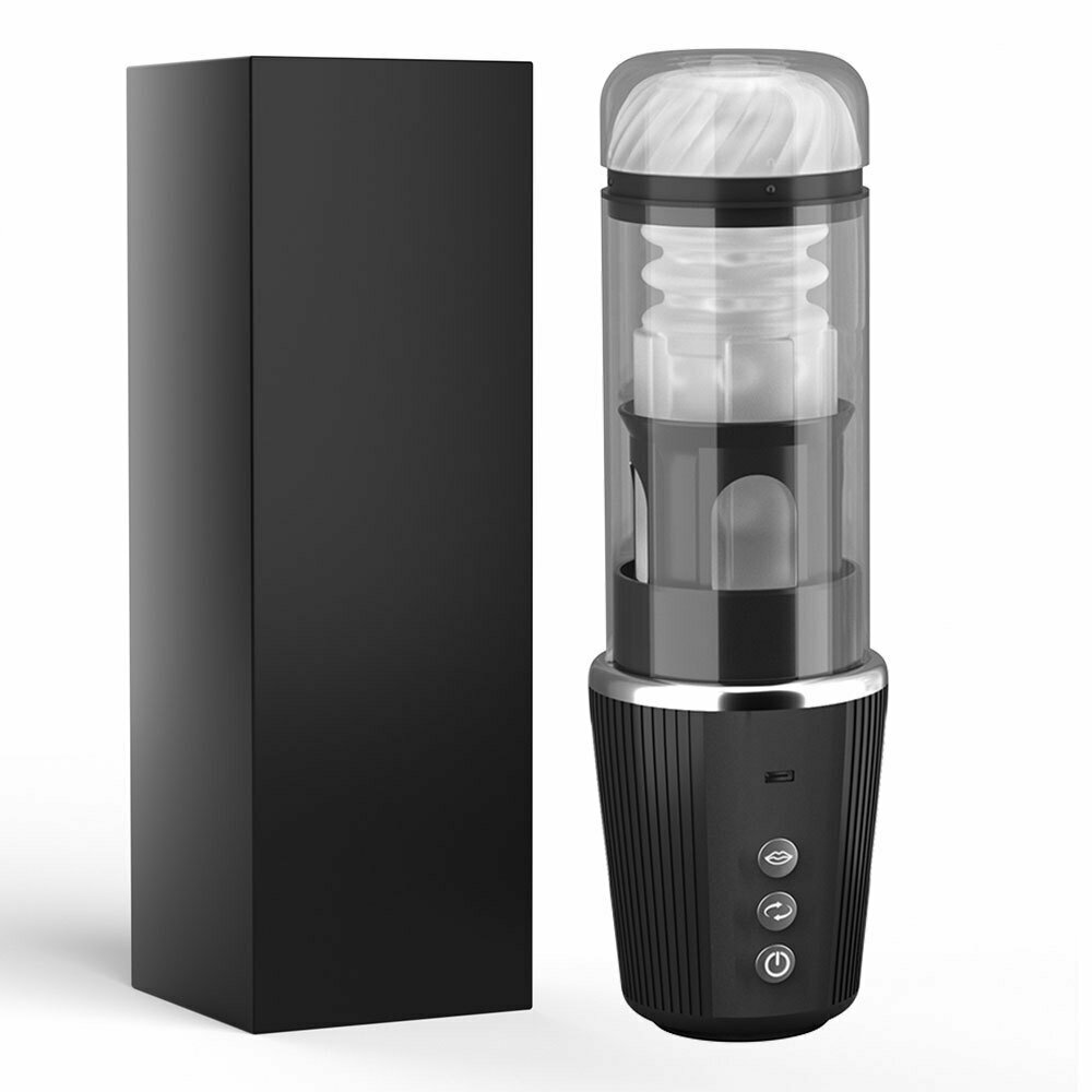 Полностью автоматический вращающийся сосательный стакан для мужчин, тренажер для увеличения пениса, электрический мастурбатор, магический стакан