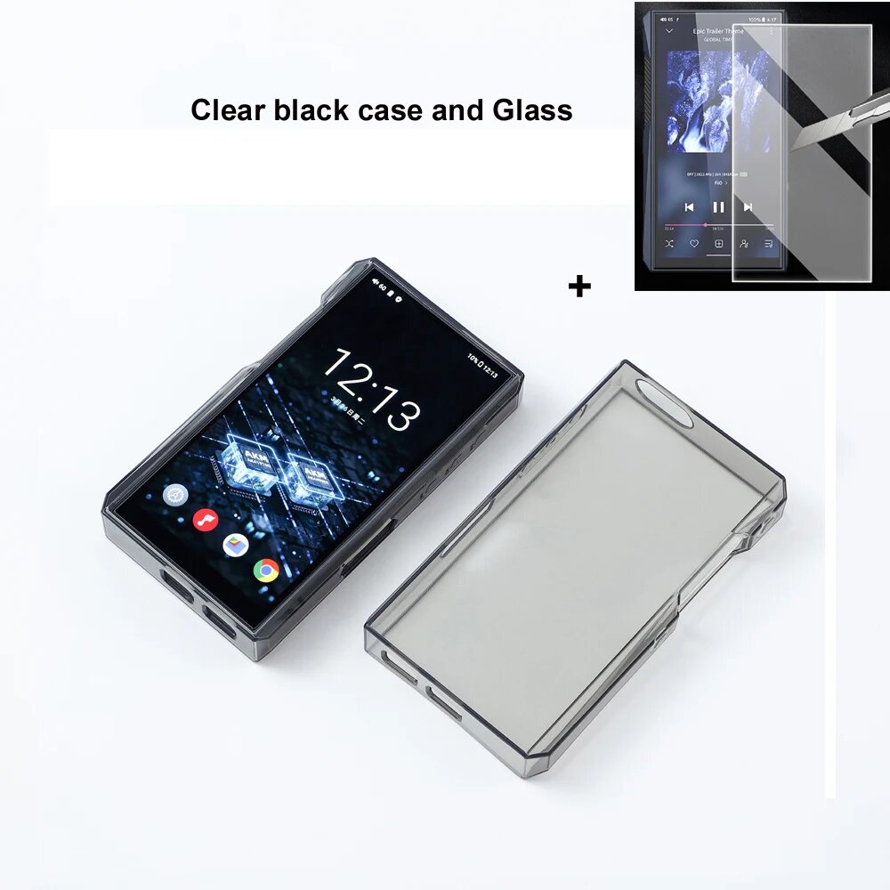 Чехол для Fiio M23 Black case and Glass