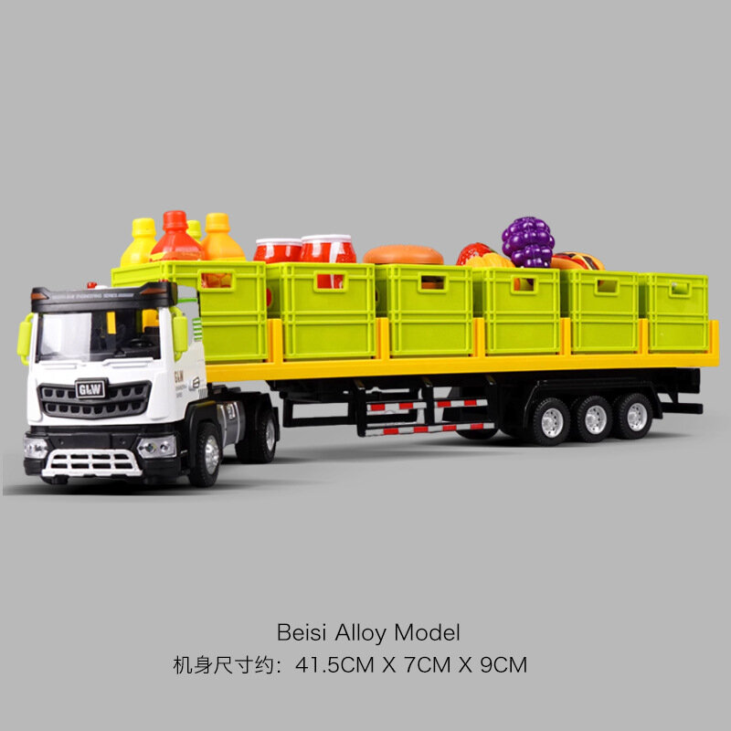 Детская игрушечная машинка из сплава, большой самосвал, модель самосвала, игрушечная строительная техника для мальчиков.