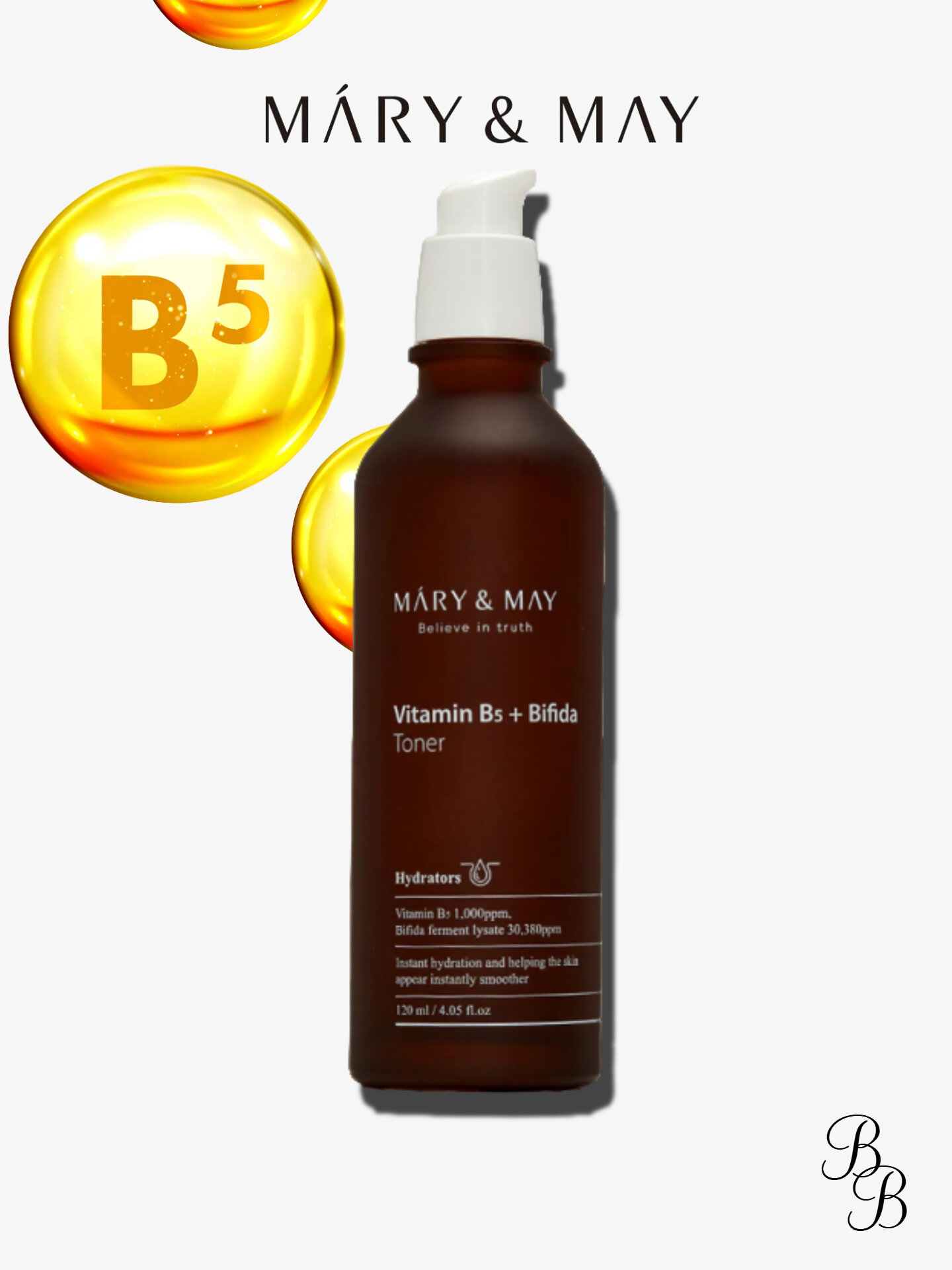 Тоник для лица / Mary&May Тонер для лица с бифидобактериями и витамином В5 Vitamin B5 Bifida Toner 120 ml