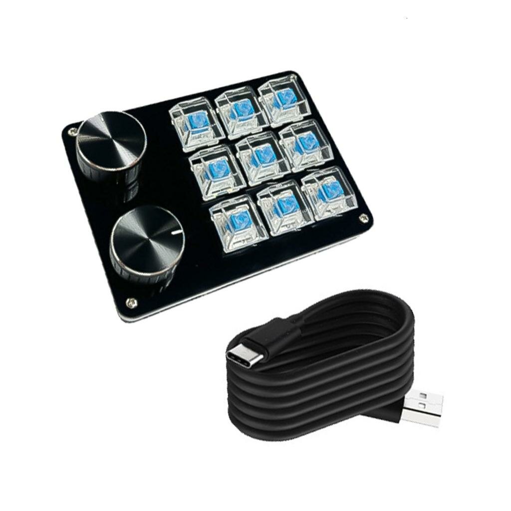 Программируемая игровая клавиатура с механическими переключателями, 9 ключей