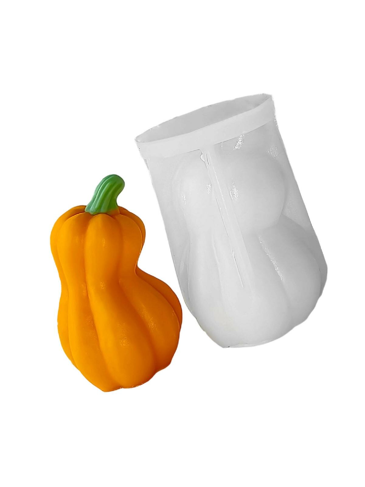 Тыквенная силиконовая форма Формы для свечей на Хэллоуин Формы для гипса Формы для литья