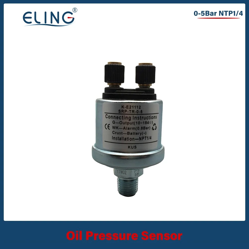 Датчик давления масла ELING 0-5 Bar NPT1/4