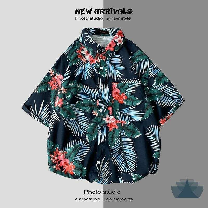 Гавайская рубашка мужская