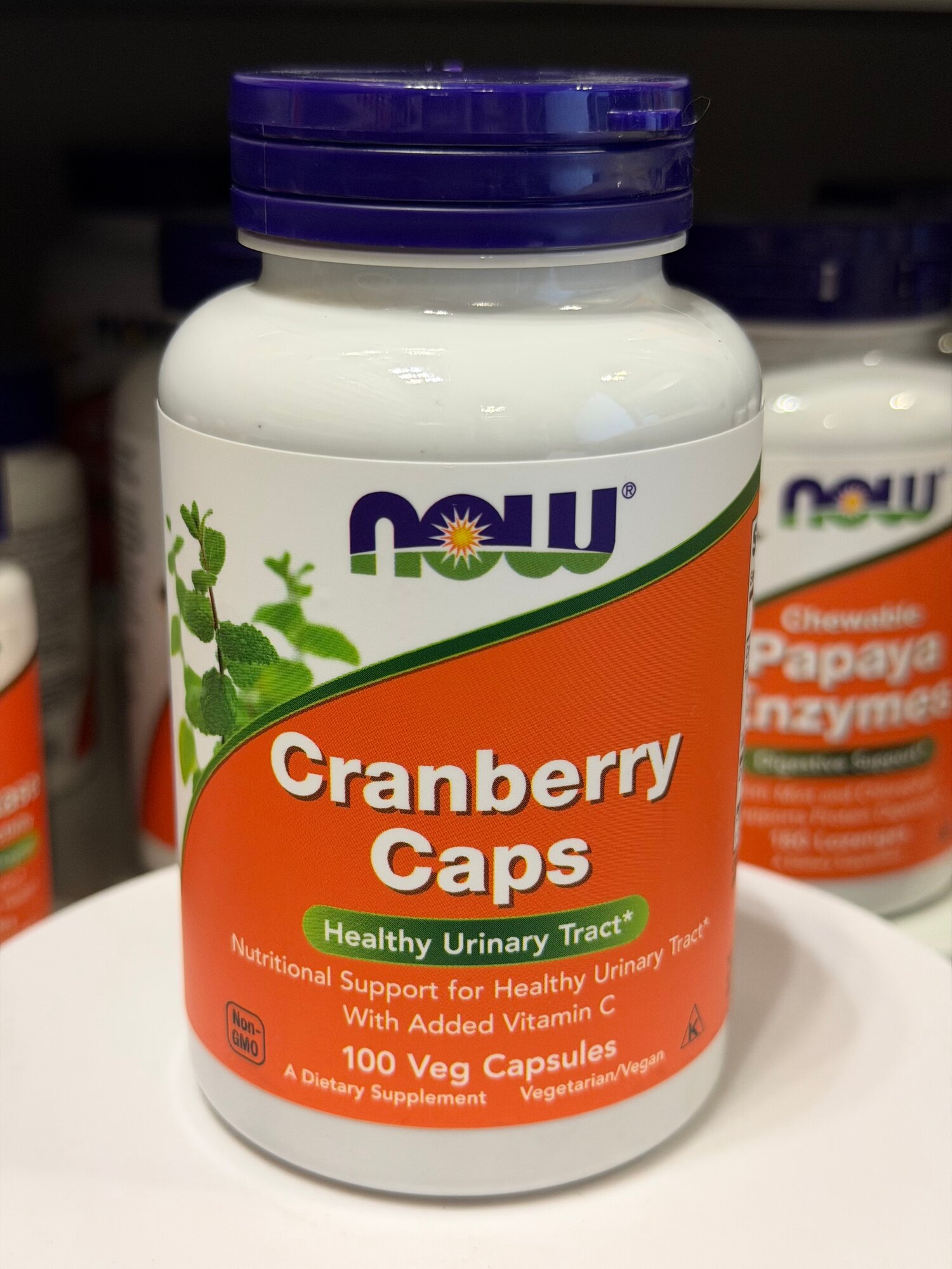 NOW Cranberry Caps — экстракт клюквы для здоровья мочевыводящих путей, 100 капсул
