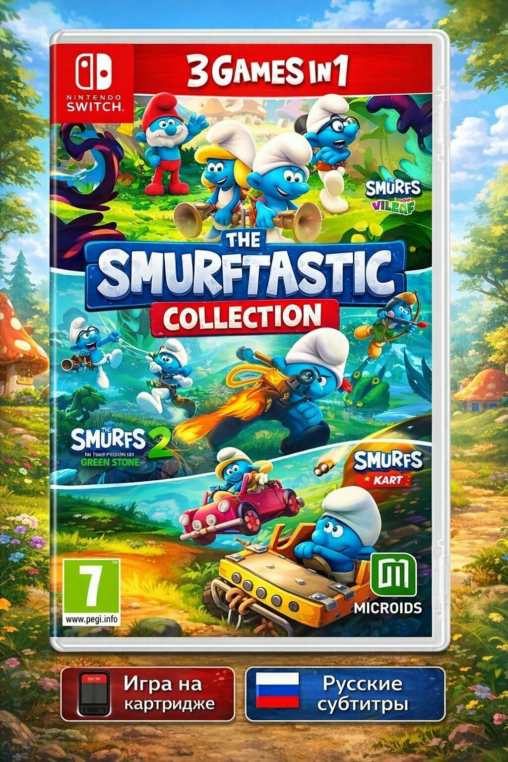 Игра The Smurftastic Collection (Nintendo Switch, Русские субтитры)