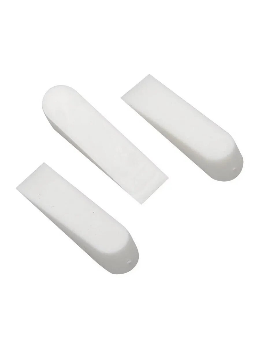 Клинья для кафеля Biber 55612, пластик, 37x7,5 мм, 50 шт, цвет белый