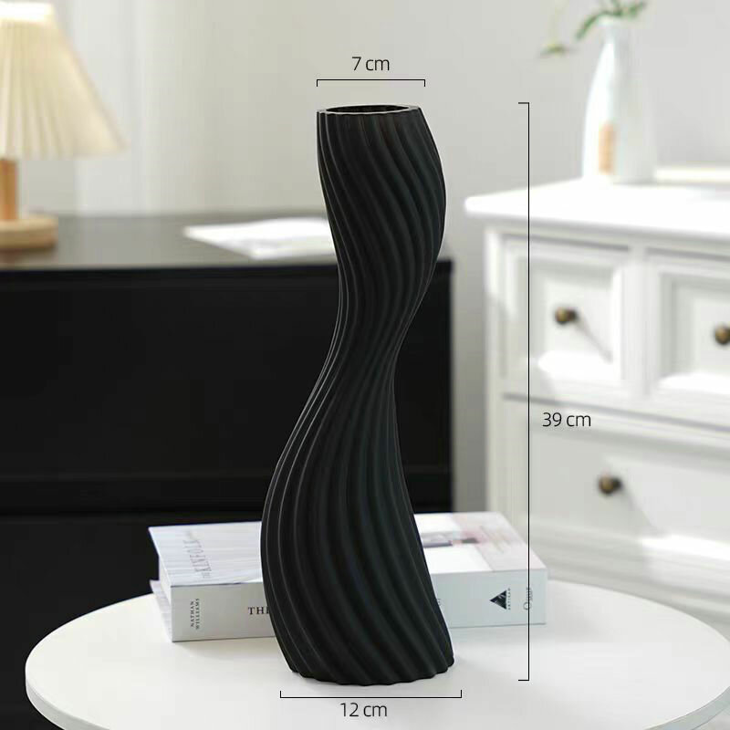 Скандинавский стиль искусства, современный минималистичный орнамент, ваза для цветов, керамическая ваза, декоративный предмет для гостиничного номера