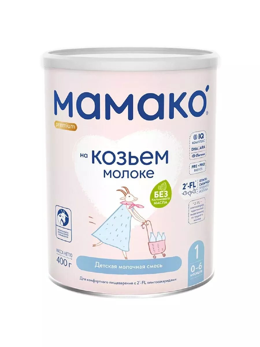 Мамако-1 premium смесь сух на козьем молоке с олигосах-1шт.